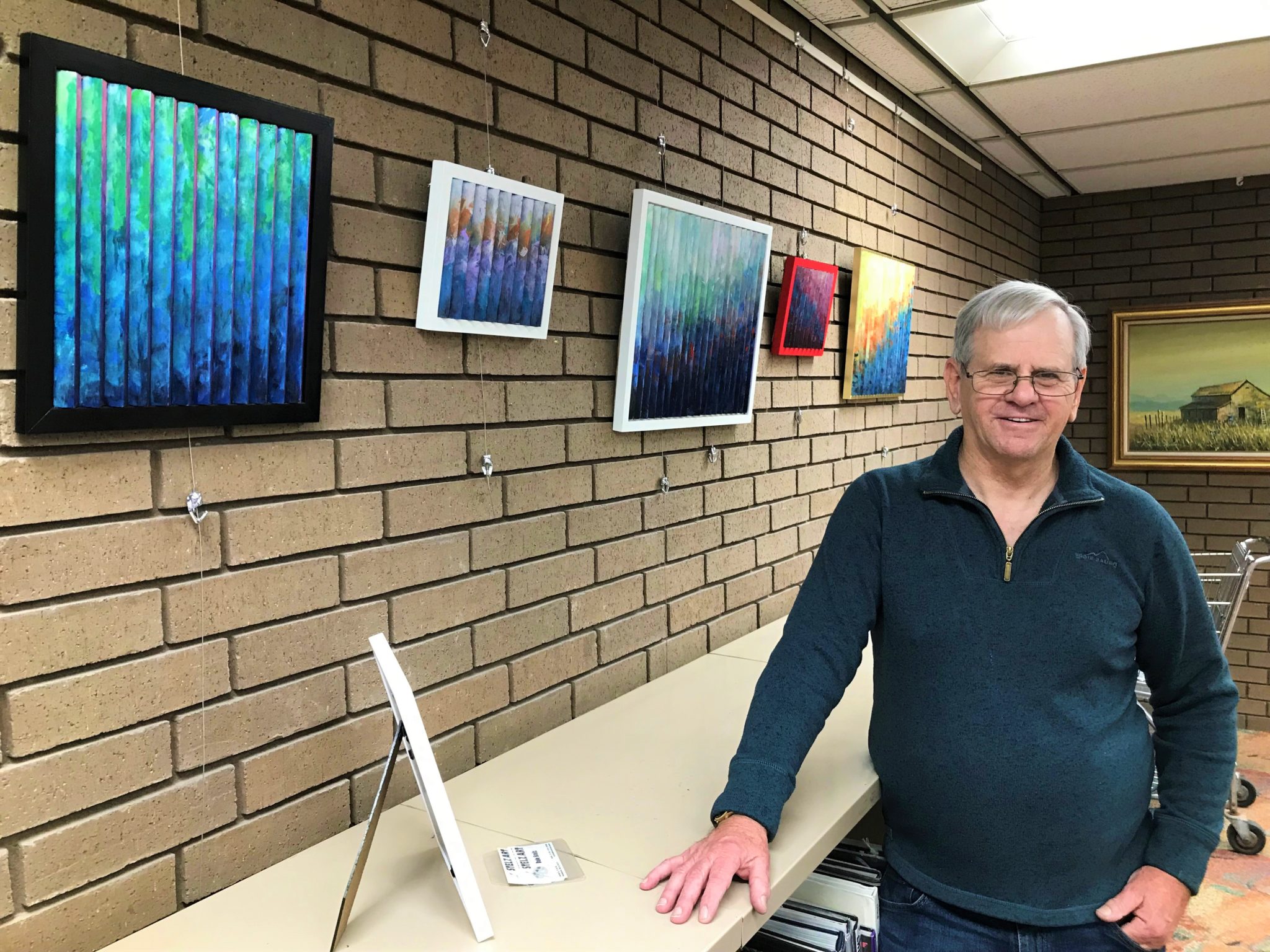 In Stelz's art, what you see depends on where you stand - Newton Public ...